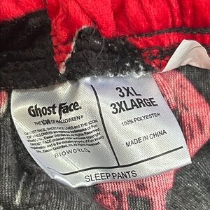 Ghost Face | Pants | 3x Ghostface Velour Pajama Pants With Pockets ...